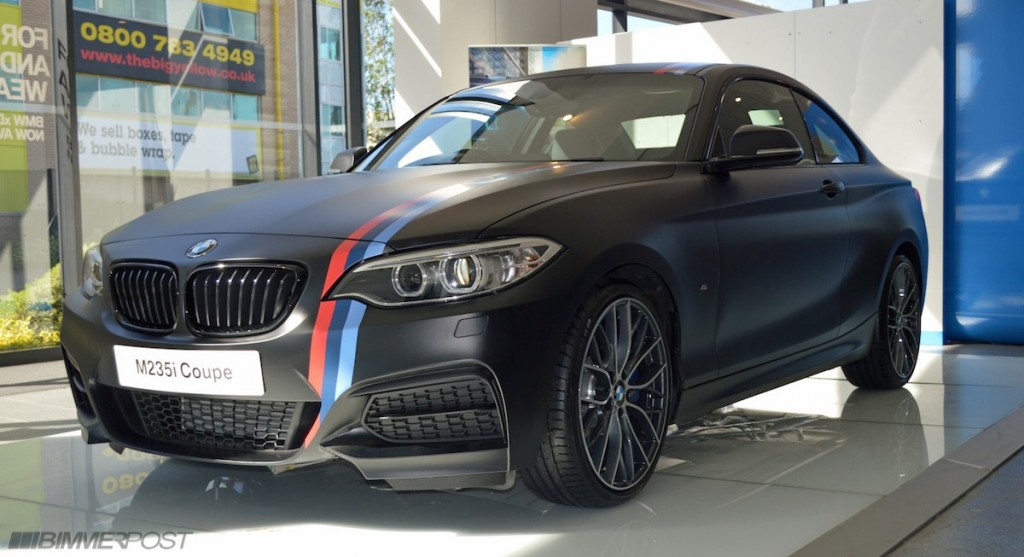 Unique M235i - Matte Black w/ M Stripes, Performance wheels - BMW.SG ...