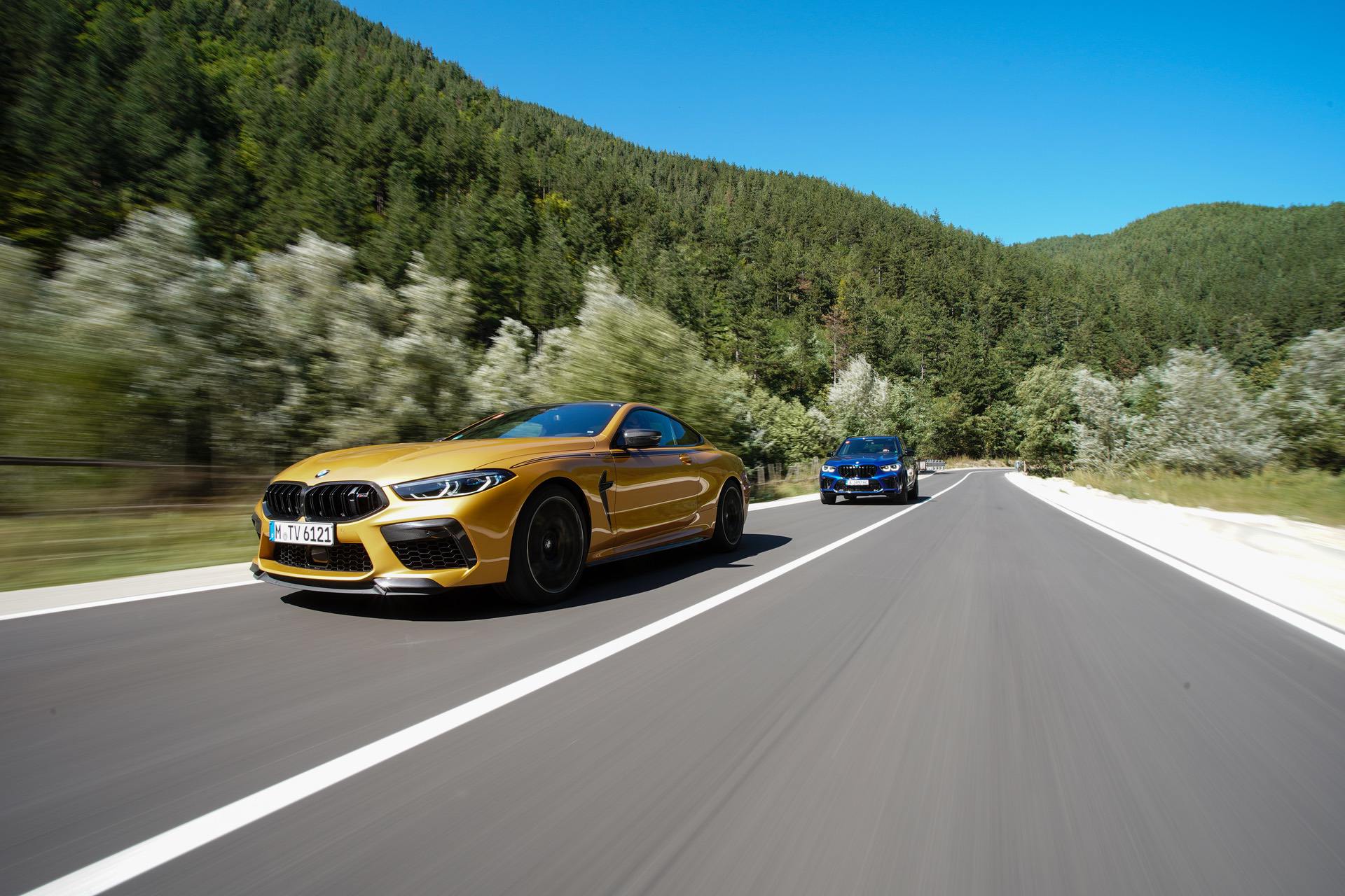 BMW M8 Coupe finished in Ceylon Gold Metallic
