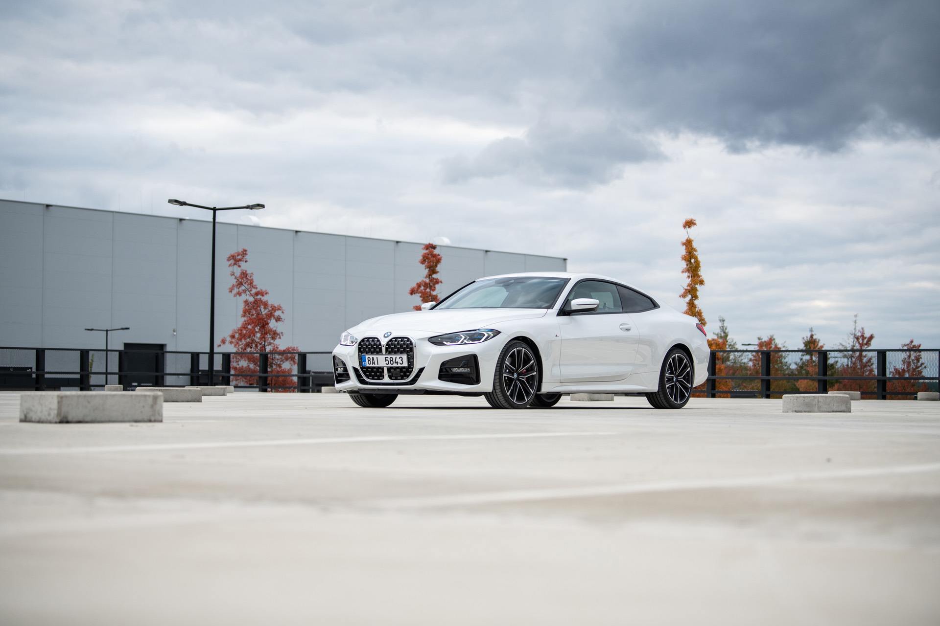 The 2021 BMW 420d with M Sport Package and Alpine White finish