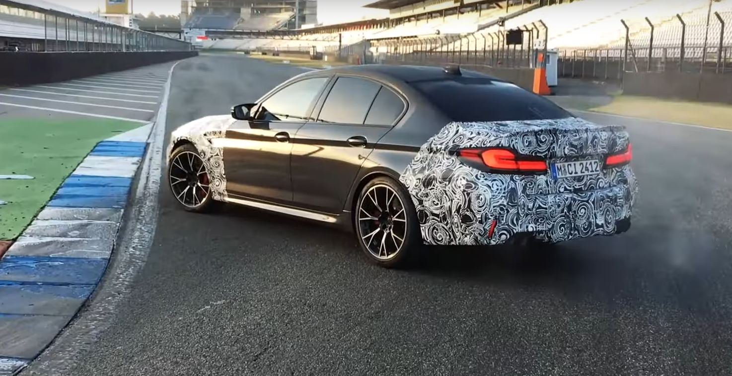 [Video] BMW M5 CS Prototype takes hot laps on the Lausitzring