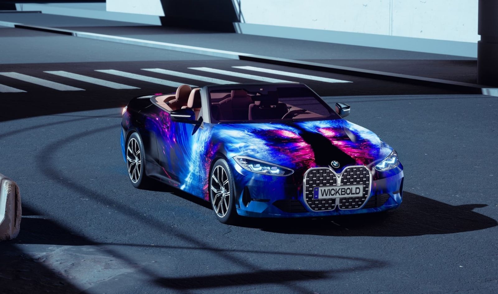 BMW 4 Series Convertible gets an NFT Artwork - BMW Singapore