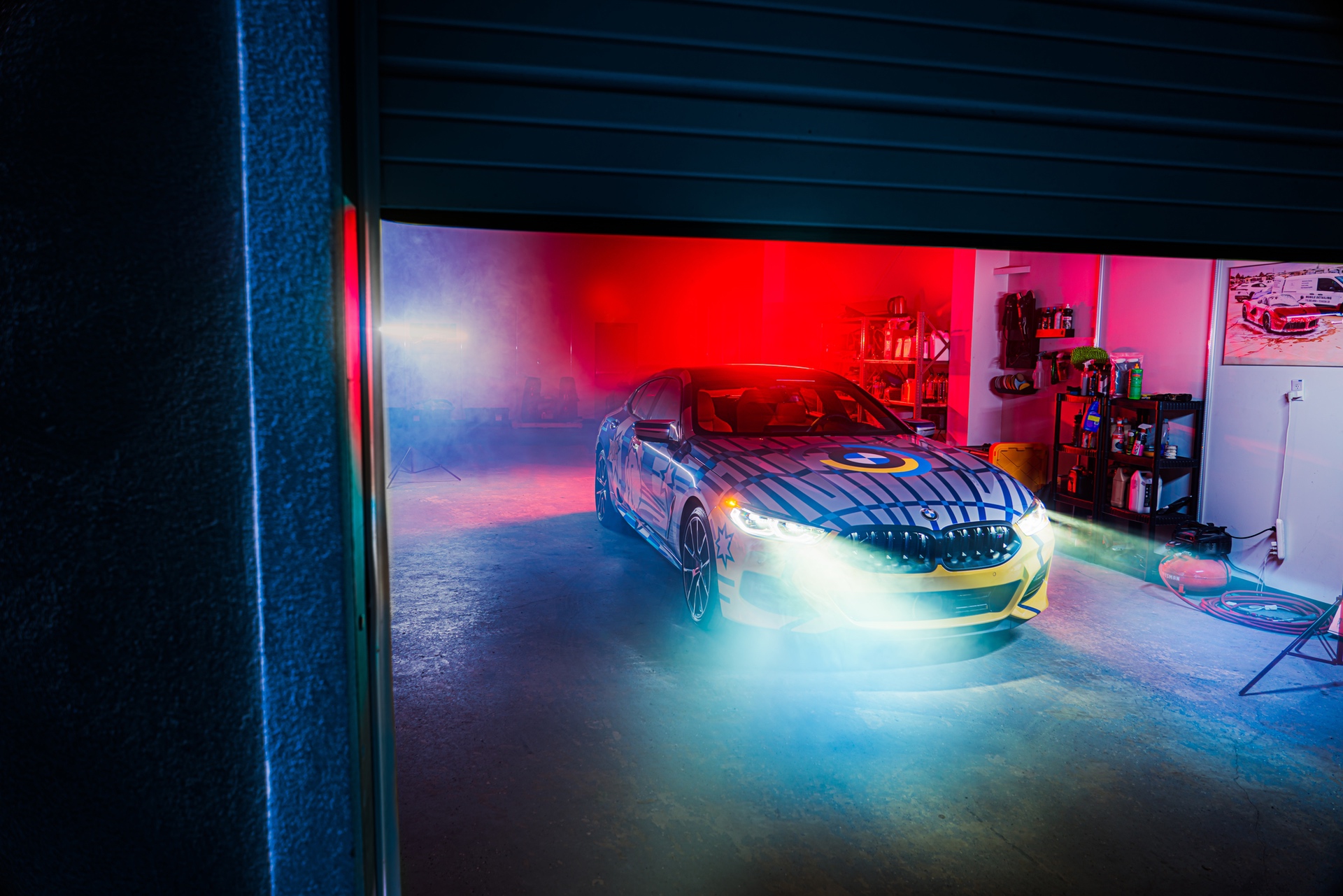 Check out the First BMW 8 Series x Jeff Koons Car in the US - BMW.SG