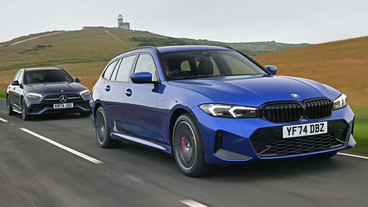 BMW 330e Outmuscles Mercedes-Benz C300e In Estate Hybrid Showdown ...